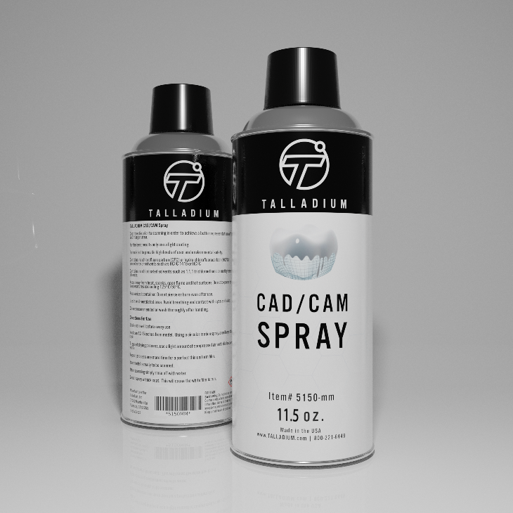Cad Cam Spray | Dental Lab Supplies at Talladium, Inc.